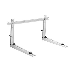 Daisypower Outdoor Wall Mounting Bracket for Ductless Mini Split Air Conditioner Heat Pump Systems, Support Up to 9000-36000 Btu Condenser