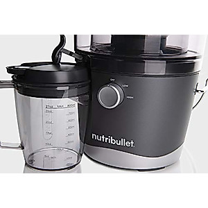 NutriBullet Juicer Centrifugal Juicer Machine for Fruit, Vegetables, and Food Prep, 27 Ounces/1.5 Liters, 800 Watts, Gray NBJ50100