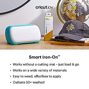 Cricut Joy Smart Patterned Iron On Vinyl - Lumberjack (5.5 in x 12 in), HTV Vinyl Roll for DIY Projects, Matless Cutting, All Surface Application, Outlasts 50+ Washes, Ideal for Stickers & Home Décor