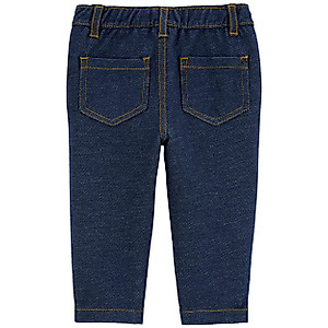 Carter's Baby Girls' Denim Jeggings (18 Months, Blue)