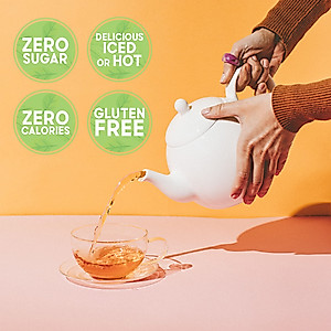 Salada Green Tea Naturally Decaffeinated with 40 Individually Wrapped Tea Bags Contains Caffeine Brew Hot Naturally Flavored Rich in Antioxidants Zero Calories