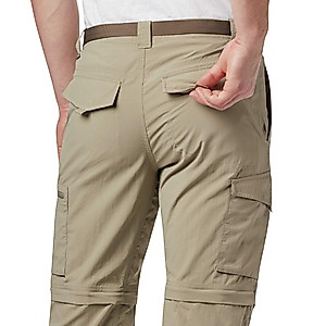 Columbia Mens Ridge Silver Ridge Convertible Pant, Tusk, 34W x 30L US