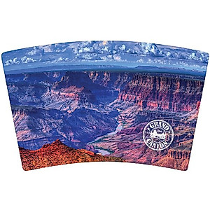 Mugzie "Grand Canyon" Stainless Steel Travel Mug with Insulated Wetsuit Cover, 20 oz, Black