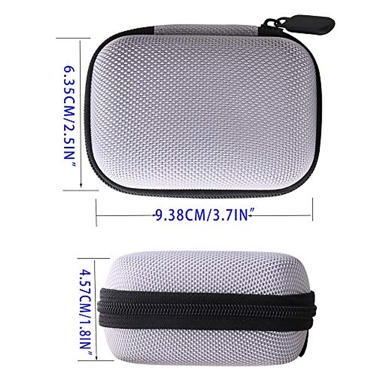 waiyu Hard Storage Case for Bose QuietComfort/Bose Sport Earbuds, Case (Gray)