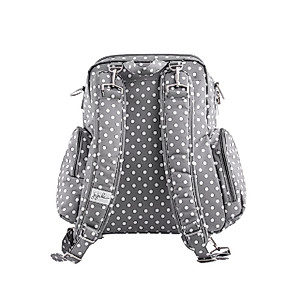 JuJuBe Be Nurtured Large Breast Pump Backpack, Classic Collection - Dot Dot Dot