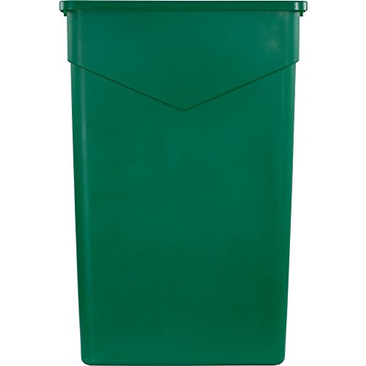 CFS 34202309 TrimLine Polyethylene Waste Container, 23 Gallon Capacity, 20" Length x 11" Width x 29.88" Height, Green (Case of 4)