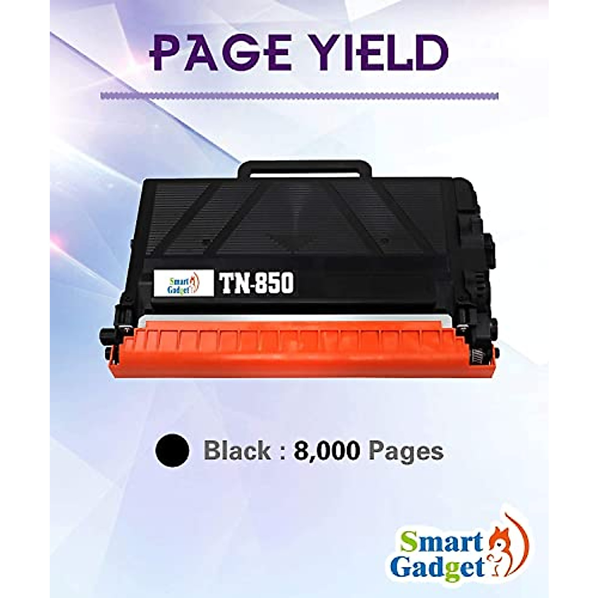 Smart Gadget Compatible Toner Cartridge Replacement Brother TN-850 TN850 | Use with MFC-L5900DW HL-L6200DW HL-L6200DWT MFC-L5900DW MFC-L5800DW DCP-L5600DN HL-L5100DN Printers | 1_Pack