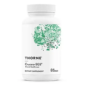 Thorne Crucera-SGS - Broccoli Seed Extract for Antioxidant Support - Sulforaphane Glucosinolate (SGS) - 60 Capsules
