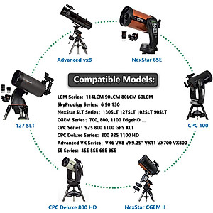 VHBW Replacement for Celestron Power Adapter 12V 5 Amp 18780 Compatible with with CGE, CGEM II CPC CGX L Series