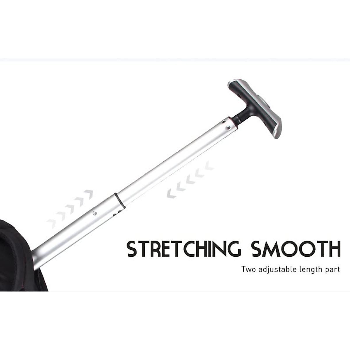 AOPMGOE AOKING 20/22″Water Resistant Rolling Wheeled Backpack Laptop Compartment Bag(22 inch, Black)