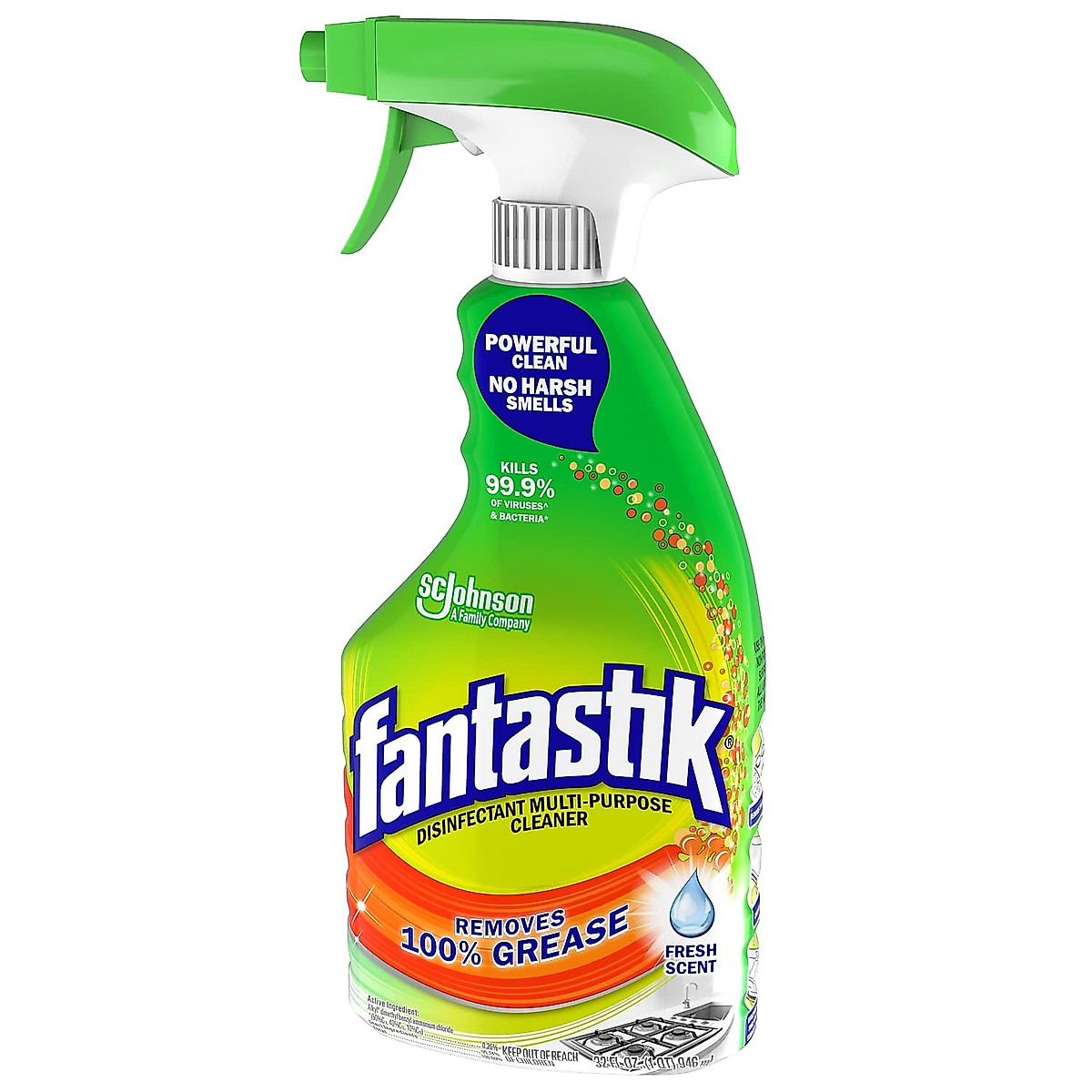 Fantastik All-Purpose Cleaner Trigger, Fresh Scent, 32 fl oz