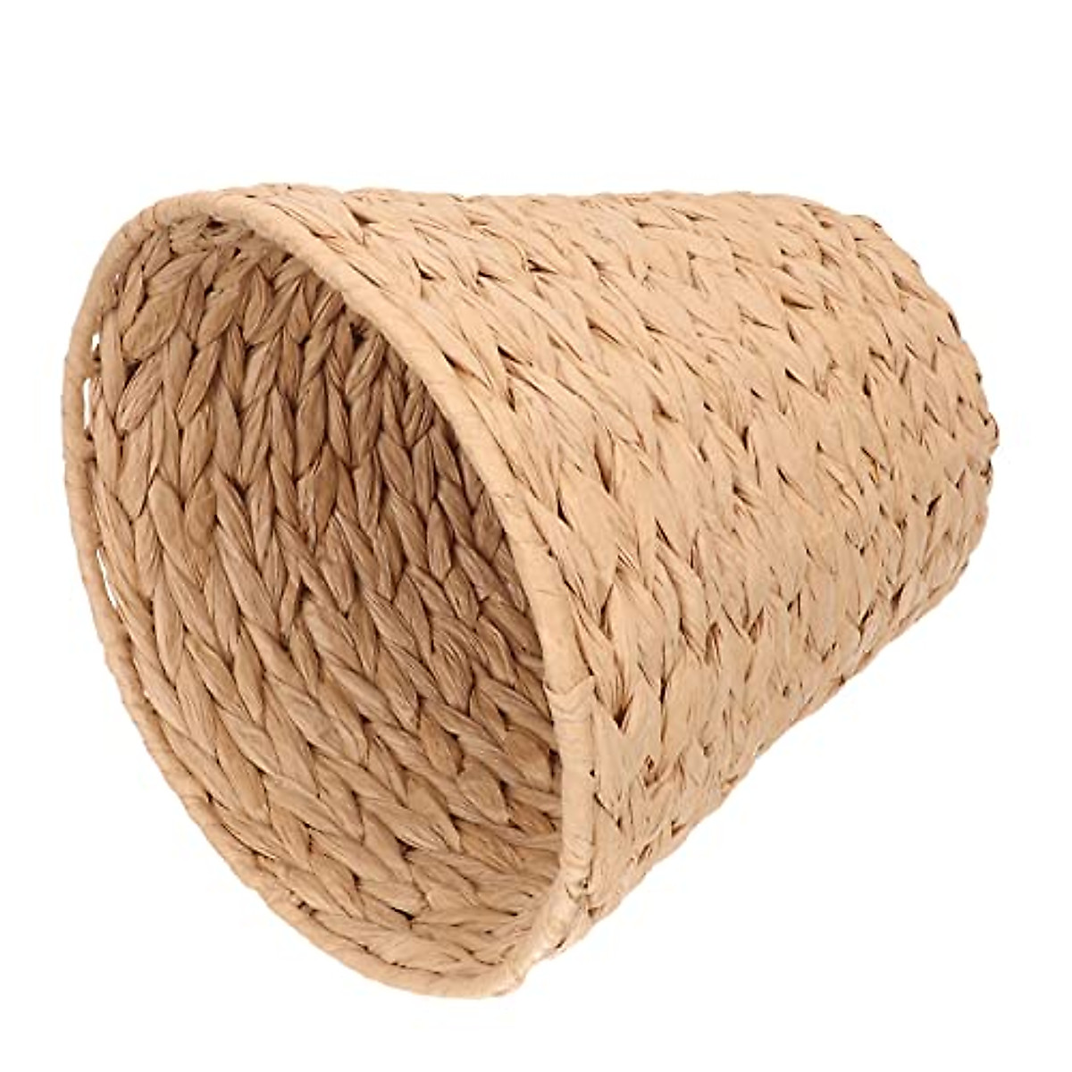 Cabilock Office Decor Paper String Basket Multi- Storage Basket Home Trash Basket Waste Basket Garbage Container Toillet Paper Bin for Bathroom Bedroom Kitchen Office Wicker Basket