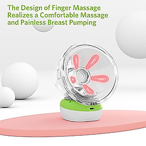 AOOTSMILE Breast Pump Electric: Breast Pump Hands Free Wearable Pumps for Breastfeeding Hands Free Breast Pump with Remote -Type-C-3 Modes and 9 Levels-2 Pack with 10 Milk Storage Bags (Green)