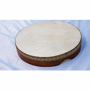 40 X 6 Cm Animal Skin Bendir Turkish Percussion Frame Drum