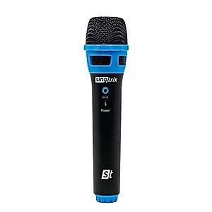 singtrix New Premium Wireless Karaoke Microphone Seen On SharkTank, with Hit Effect Party Bundle Karaoke Machines, Kids & Adults, Universal 1/4" Output, 150ft Range, Events, Speech, Party