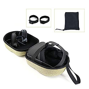 OSWALDE - Shockproof Hard EVA Travel Protective Bag Storage Box Carrying Cover Case for Oculus Quest Virtual Reality System and Accessorie