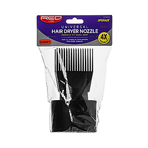 RED by KISS Universal Hair Dryer Nozzle Perfect Fit Dual Grip Short UPIK01