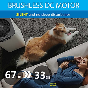 Soleus Air Multi-Room Hospital Quality PLASMA, UV, True HEPA Air Purifier with Laser Air Quality PM 2.5 indicator. For a total of 8 filters, LED Display, Extremely Efficient, up to 1,000 Sq. Ft with WiFi