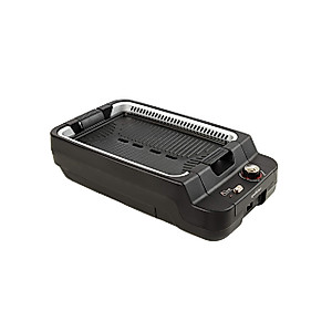 Aplusone Grill - Smokeless Electric Eco-Friendly Indoor Grill, Eliminate Smoke and Odor (Black)