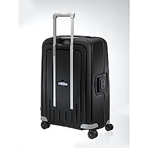 Samsonite S'Cure Hardside Luggage with Spinner Wheels, Black, Checked-Large 30-Inch