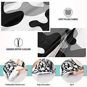 Camouflage Pillowcase for Hair and Skin Body Pillow Cover Long Body Pillow Pillowcase 20"X 54" Pillow Case Protector with Zipper for Women