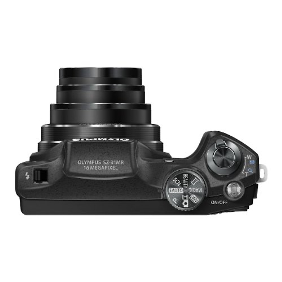 Olympus SZ-31MR 16MP CMOS Camera with 24x Wide-Angle Zoom and 3-inch 920k Hi-Res LCD Touch Panel (Black) (Old Model)