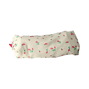 Fresh Style Pencil Bag,Small Flowers Pencil Cases,Simple Pen Bag,Cute Pen Box,Floral Pen Holder,Cosmetic Makeup Bag,Large Pen Pencil Pouch Bag(Pink)