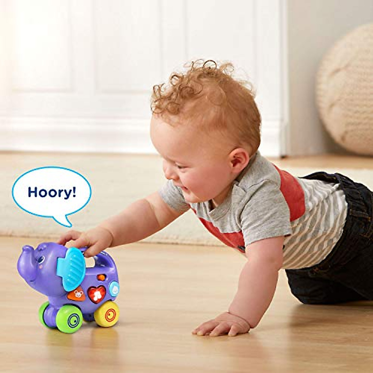 VTech Push & Explore Elephant, Purple