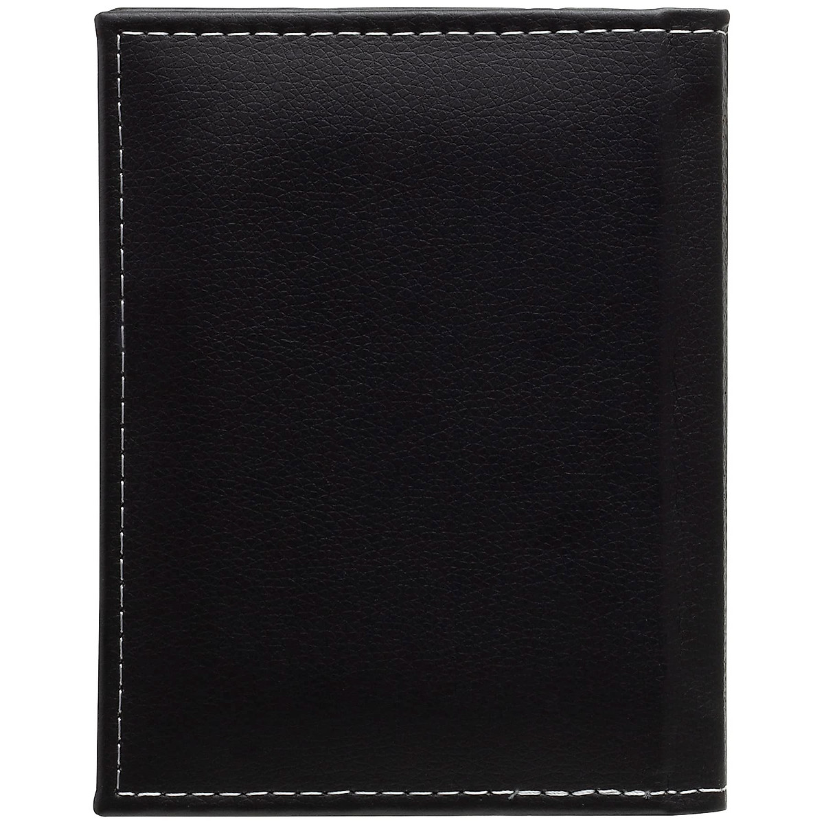 4x6 Black Photo Album w/White Stitching - Holds 24 Photos