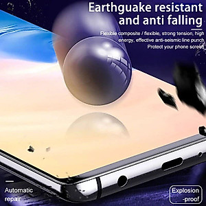 PORRVDP Hydrogel Screen Protector for Oppo Reno 6 Pro 5G (NOT Tempered Glass Film),2 Pcs Upgraded Flexible TPU Transparent Protective Screen Protector [Clear HD] [Ultra Sensitivity][Non-breakable]