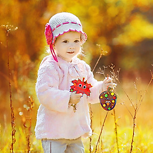 Winlyn 72 Sets Magic Color Scratch Art Fall Ornaments Decorations DIY Fall Craft Kits Scratch Paper Autumn Maple Oak Leaves Pumkins Acorns for Kids Party Favors Classroom Home Activity Art Project