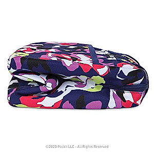 PackIt Freezable Hampton Lunch Bag with Shoulder Straps, Bright Floral