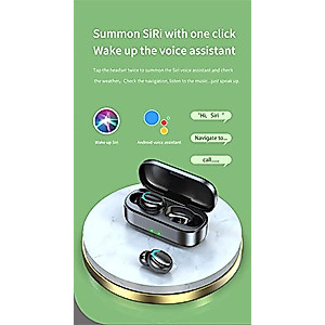 Fiudx Earbuds Bluetooth Wireless Headphones - Touch Control Bluetooth 5.0 Stereo in Ear Mini Earbuds Christmas Birthday Present Gift for Kids Adults