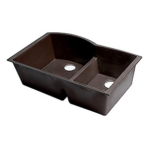 ALFI brand AB3320UM-C Kitchen Sink, Chocolate
