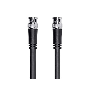 traderplus 5-Pack 5ft BNC Male to BNC Male Jumper 75-Ohm Cable Extension Connector for CCTV DVR to TV System (5 FT)