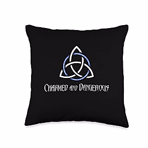 Geek Gear Charmed and Dangerous Throw Pillow, 16x16, Multicolor