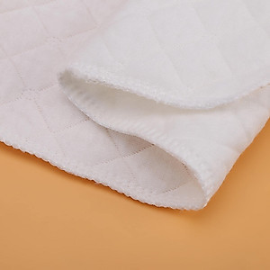 Sonew 10pcs Soft&Breathable Baby Diapers Toddler Cotton Nappy Insert Liners Reusable Cotton Cloth Diaper 12.5 * 4.7in Common Size(3 Layers)