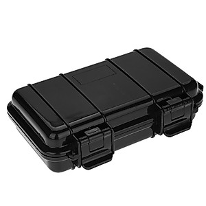 Waterproof Container, Outdoor Waterproof Shockproof Box Case Dry Storage Sealed Box Container (A) Emergency Protective Equipment Waterproof Storage Case Small Waterproof Box