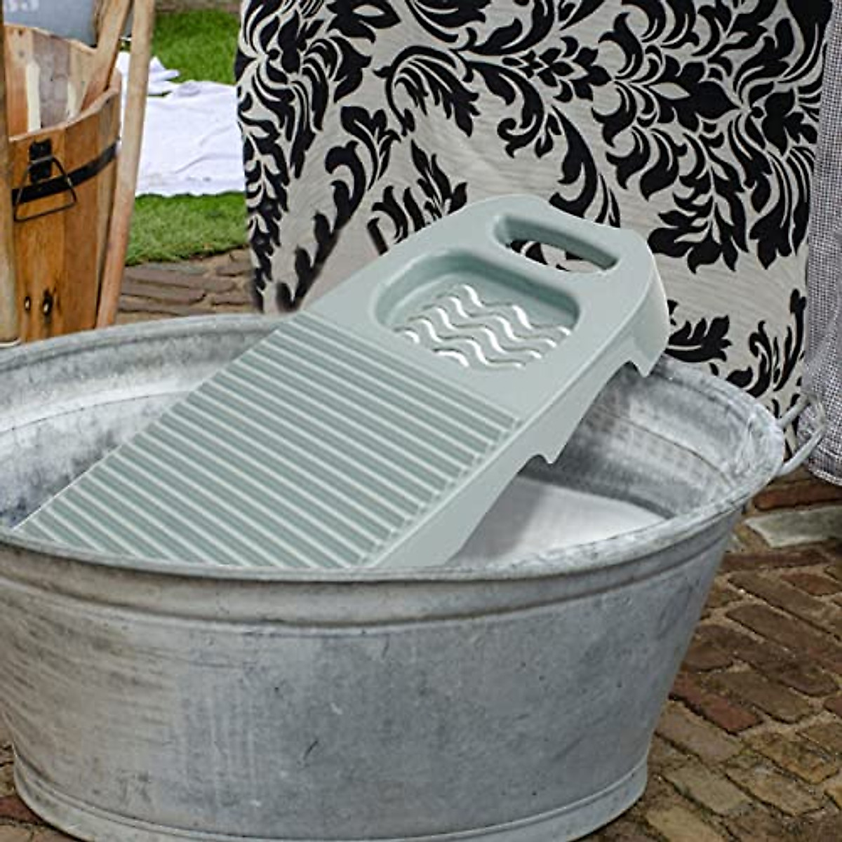 Bavokon ,Thickened Washing Clothes Board Laundry Non Slip Thicken Laundry Cleaning Board Hand Manual Clothes Washing Tool,Scrubboards Clothes Cleaning Tools for Home School Dormitory