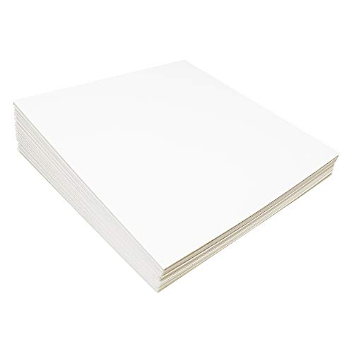BIG FUDGE Pro Blank Album Jackets. 20 Album Covers (350gsm) Record Jackets. 12 Inch LP Vinyl Cover for Vinyl Record Inner Sleeves and Outer Sleeves. LP Jacket Covers, Cardboard Record Covers (White)