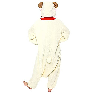 SAZAC Sheep Kigurumi Onesie Jumpsuit Halloween Costume