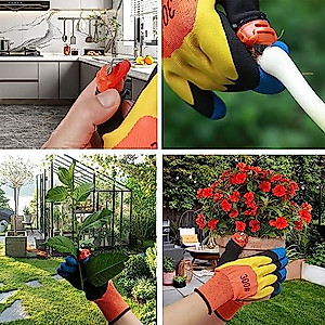 HASMI Gardening Gloves With Thumb Knife for Planting and Kitchen, Best Tool for Gardening and Kitchen