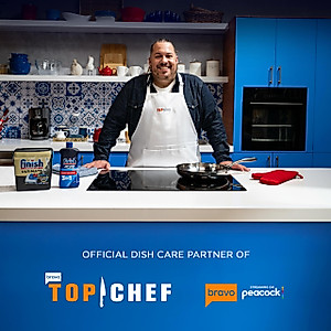 Finish Jet-Dry Dishwasher Rinse Aid, Compatible with Dishwasher Detergent, Prevents Spots & Residues, Dries, Shine & Protects, 16 oz, 155 Washes.