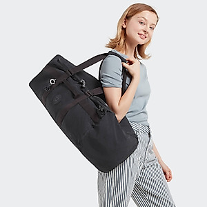 Kipling Women's Jonis Medium Duffle Black Noir