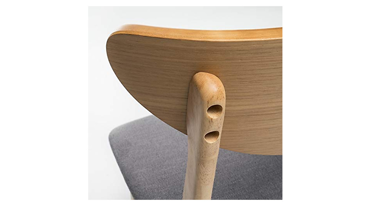 Gavin Counter Chairs Set - Dark Grey & Oak Finish