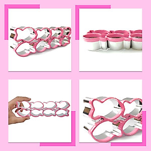 WLIBER Gold Fish Cracker Cookie Cutter - 8 x 1.5 Inch Mini Fish Stainless Steel With Top PVC, Goldfish Cracker Cutter, Mini Cookie Cutters For Kids, Sea Animal Cookie Cutters Molds For Baking