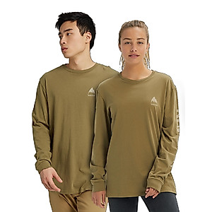 Burton Mens Elite Long Sleeve, Martini Olive, Large