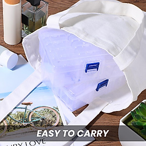 Ubamdom 28 PCS Bead Organizers and Storage, Large Capacity with Cover Jewelry Making Organizer,Bead Holder Organizer with 2 PCS Large Organizer, for Jewelry Making, DIY, Bracelets, Beading (Large)