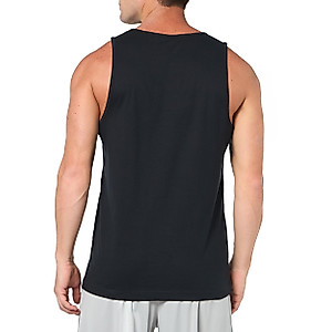 Amazon Essentials Men's Tank Top, Regular-Fit Undershirt, Black, XX-Large
