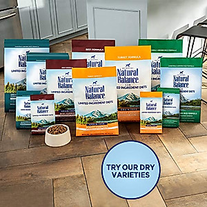 Natural Balance Limited Ingredient Diet Chicken & Sweet Potato | Adult Wet Grain-Free Canned Dog Food in Broth | 2.75 Ounce (Pack of 24)